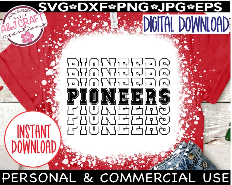 PIONEERS SVG Pioneers Baseball Svg Pioneers Football Svg - Etsy