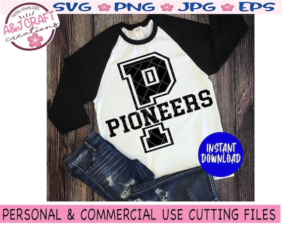 PIONEERS SVG Pioneers Football Svg Pioneers Cheer Svg | Etsy