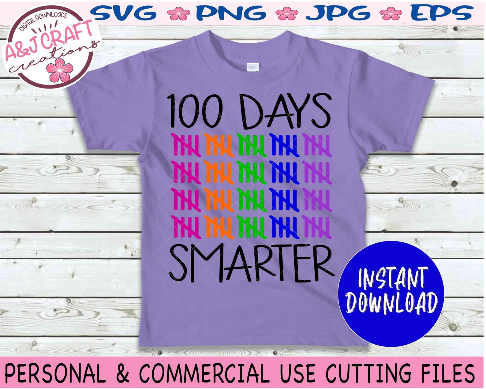 100 Days Smarter Svg 100 Days School Svg 100th Day of School - Etsy UK