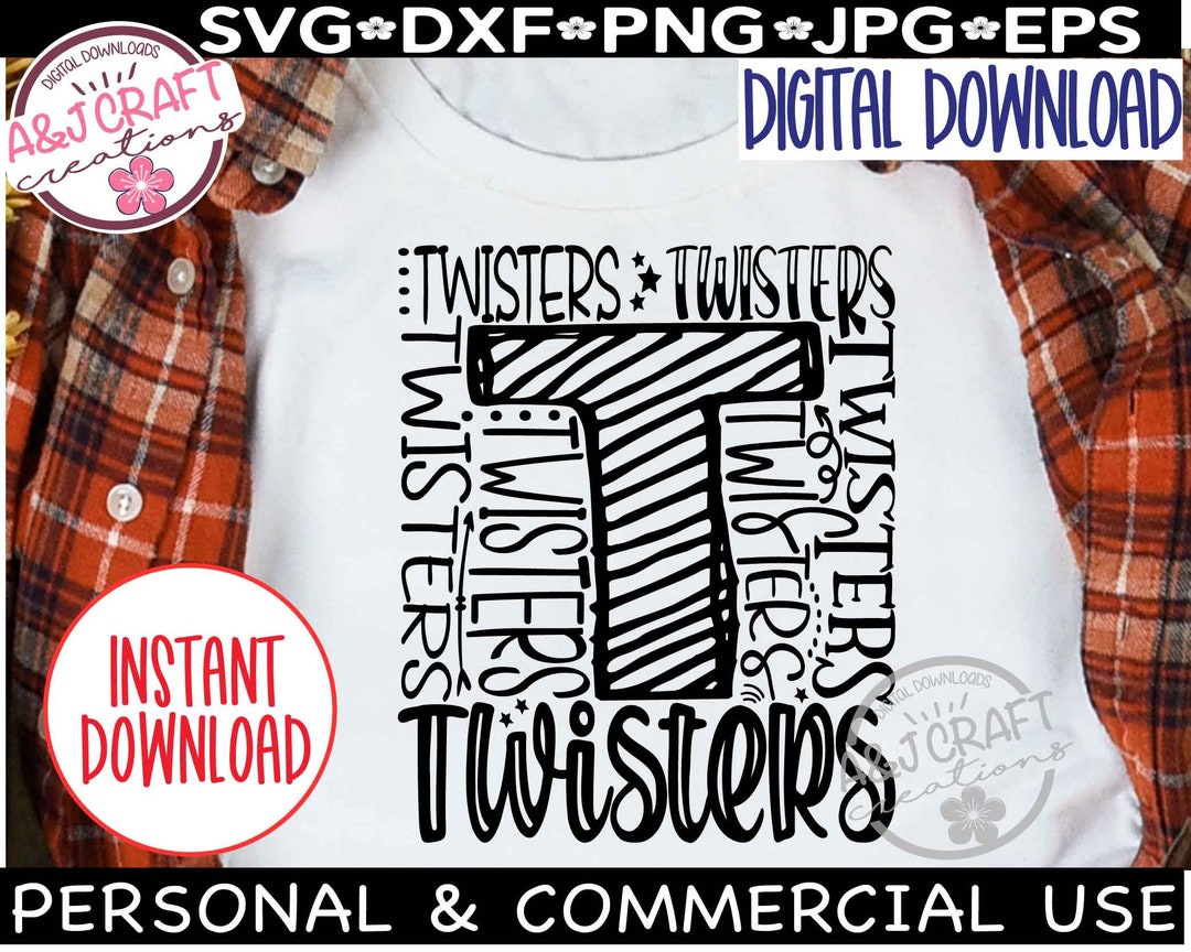Twisters SVG, Twisters Football Svg, Twisters Volleyball, Typography ...