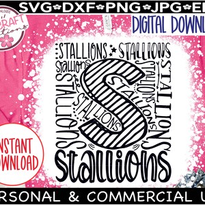 Stallions SVG, Stallions Typography Svg, Stallions Football Svg ...