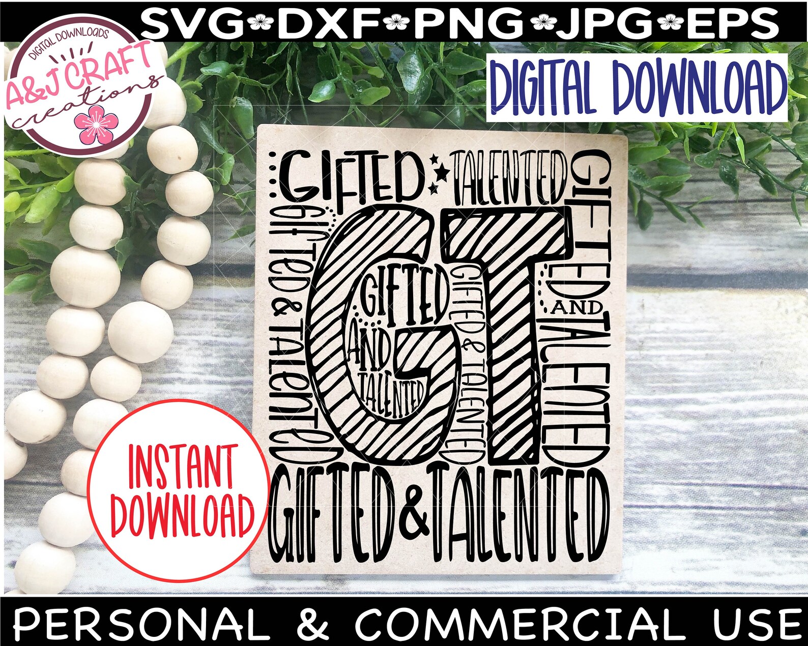 Gifted and Talented Svg Gifted and Talented Teacher | Etsy