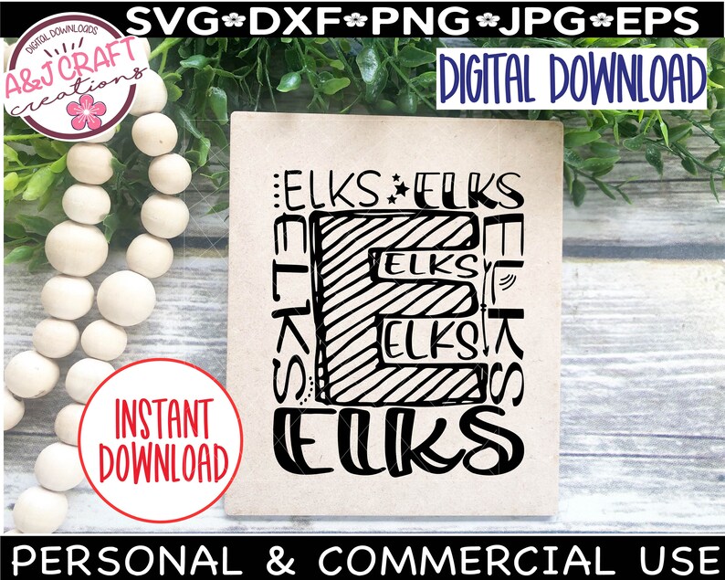 Elks SVG Elks Football Mom Svg Typography Svg Elks Football - Etsy