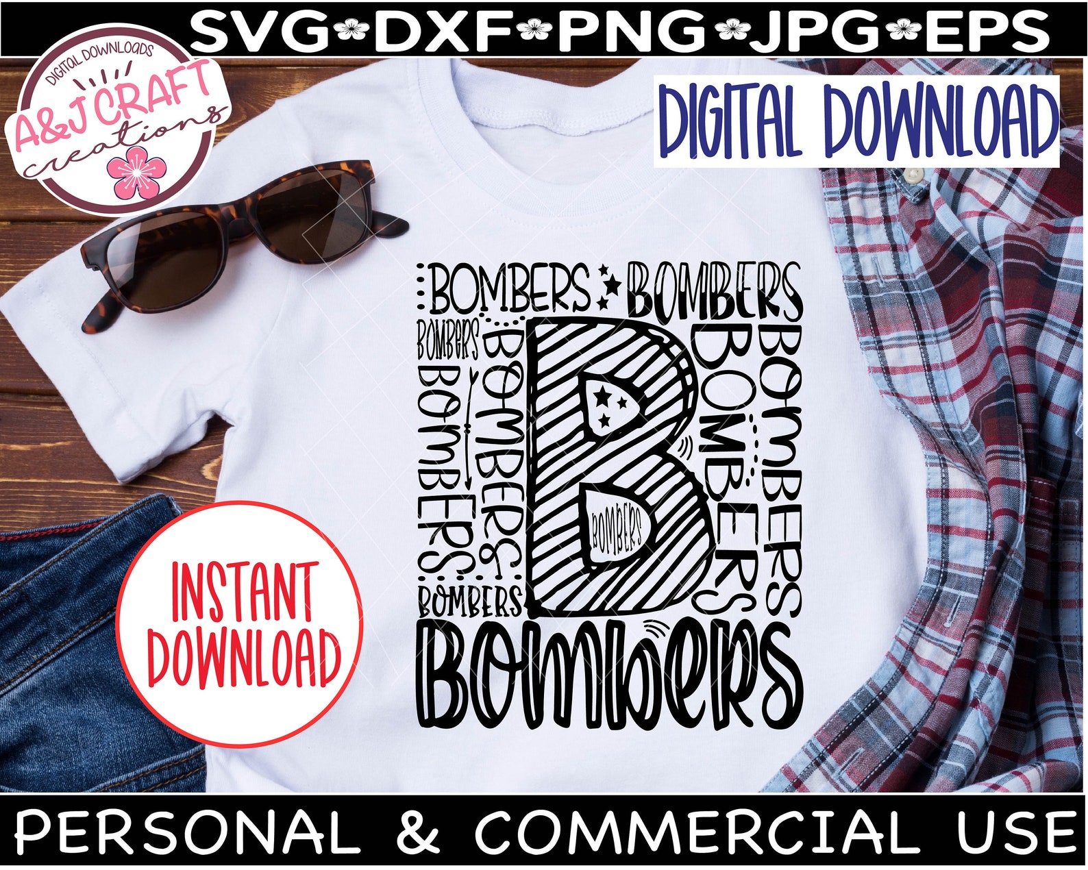 BOMBERS SVG, Bombers Baseball Svg, Bombers Basketball Svg, Bombers ...