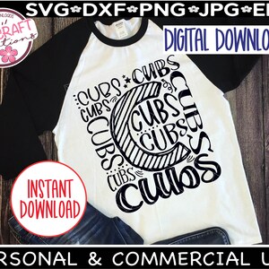 Cubs Typography SVG Cubs Svg Cubs Baseball Svg Cubs - Etsy