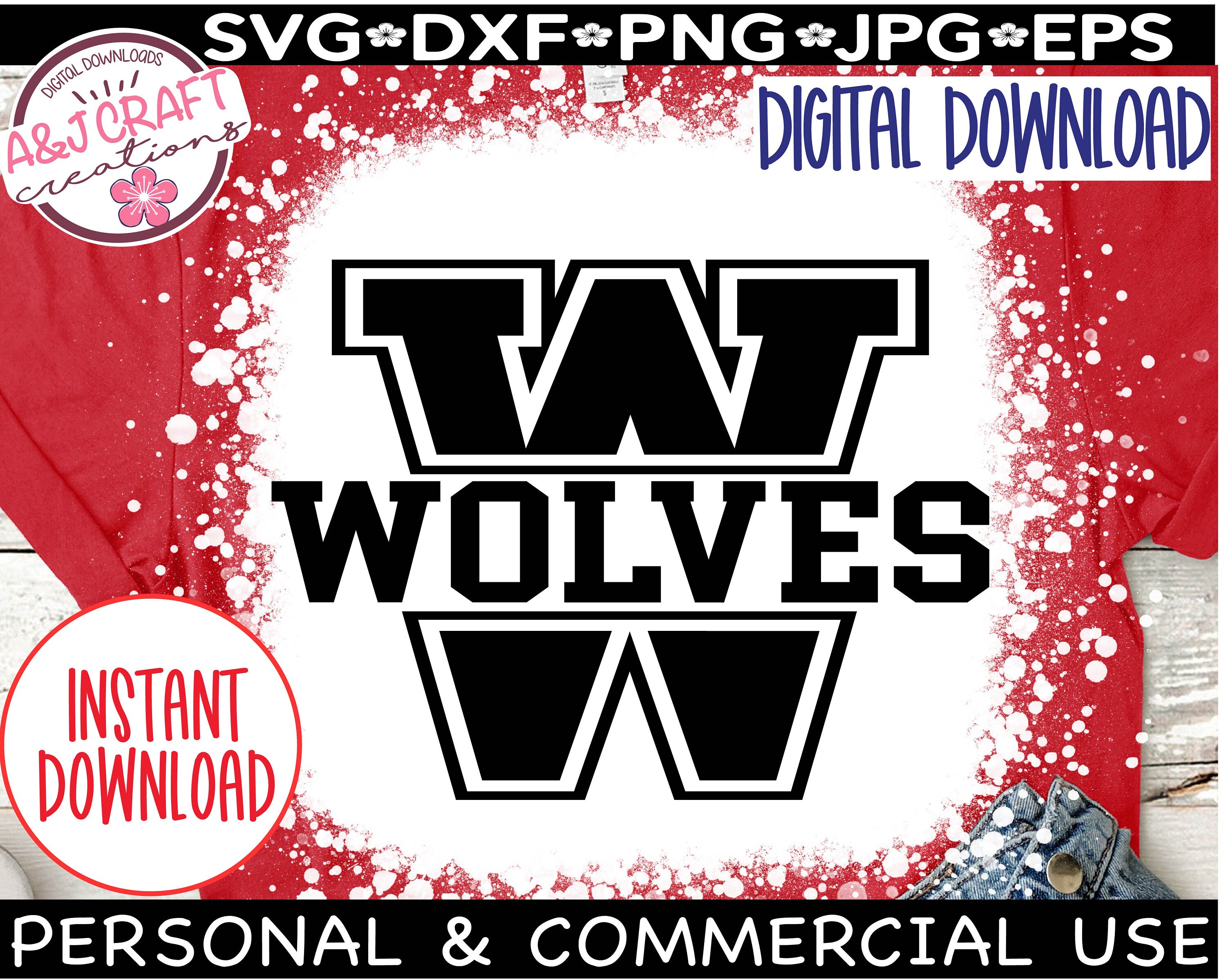 WOLVES SVG Wolves Football Svg Wolves Cheer Svg Wolves - Etsy