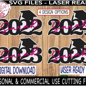 Graduation Photo Prop Svg Graduation Laser Cut File 2022 - Etsy