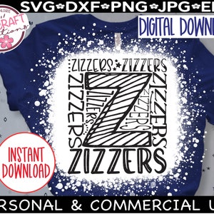 Zizzers SVG, Zizzers Typography, Zizzers Football Svg, Zizzers School ...