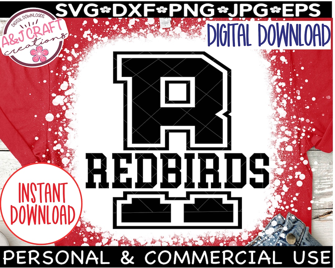 Redbirds SVG, Redbirds Baseball Svg, Redbirds Cheer SVG, Redbird ...