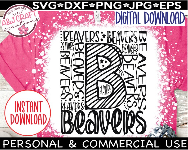 BEAVERS SVG Beavers Shirt Svg Beavers Typography Svg - Etsy