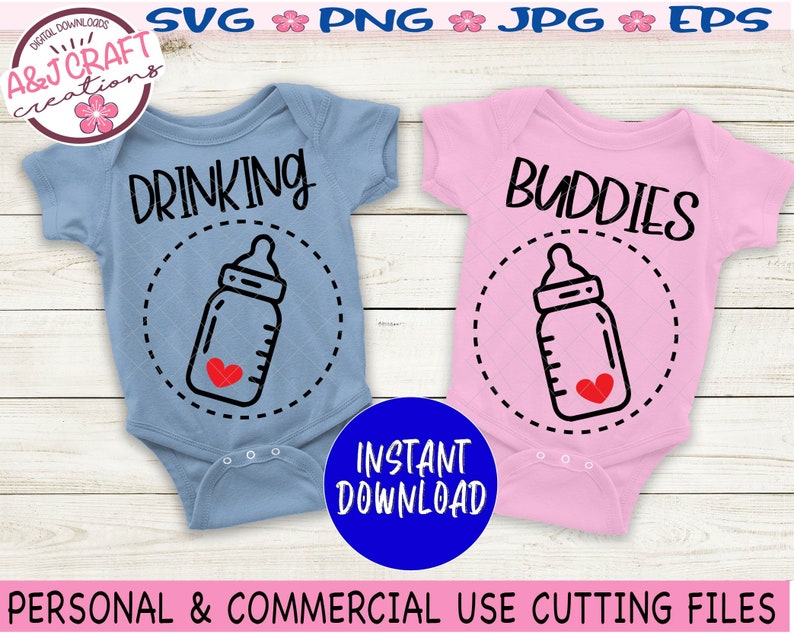 Drinking Buddies SVG Drinking Buddies Baby Drinking Buddies - Etsy