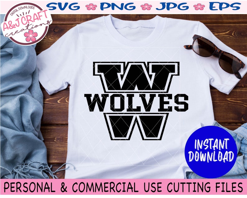 WOLVES SVG Wolves Football Svg Wolves Cheer Svg Wolves | Etsy