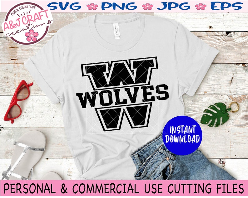 WOLVES SVG Wolves Football Svg Wolves Cheer Svg Wolves | Etsy