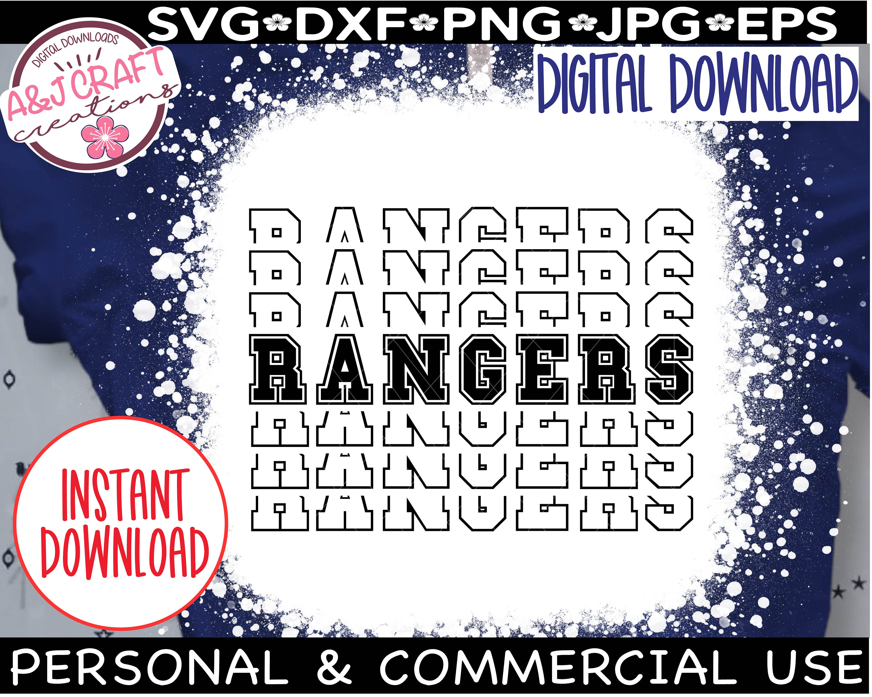 Rangers Svg Rangers School Spirit Svg Rangers Baseball SVG - Etsy