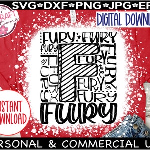 Fury SVG, Fury Football Svg Png, Fury Baseball Svg, Fury Volleyball Svg ...