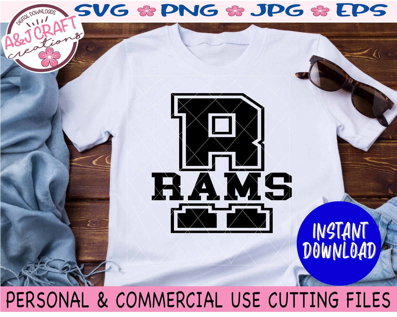 RAMS SVG Rams Football Svg Rams Cheer Svg Rams Shirt Svg - Etsy