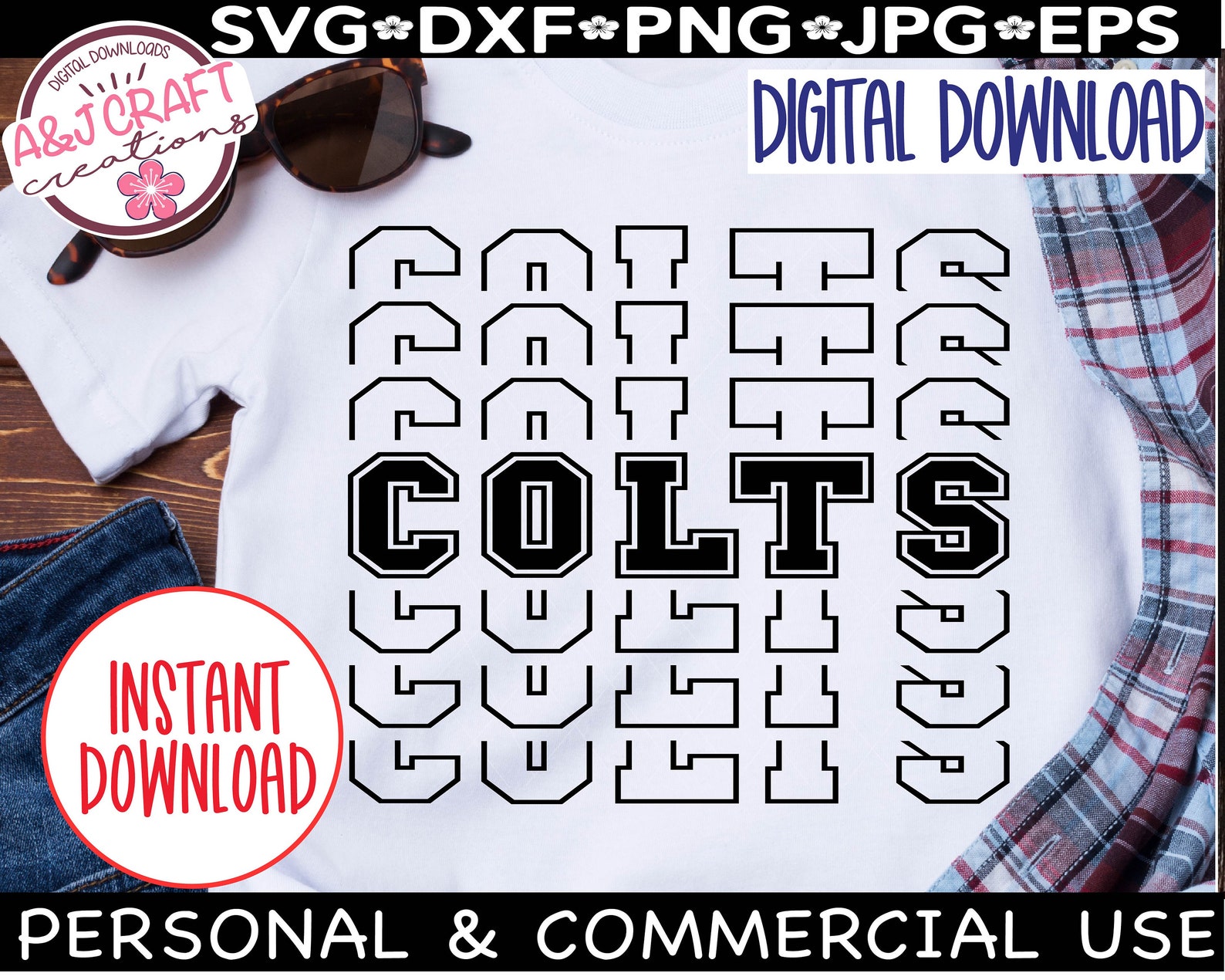 Colts Svg Colts Football SVG High School Colts Svg Colts - Etsy