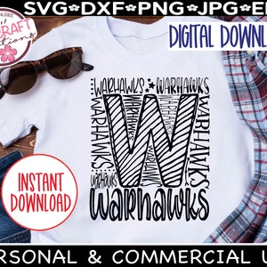 Warhawks SVG, Warhawks Football Svg, Warhawks Volleyball Png ...