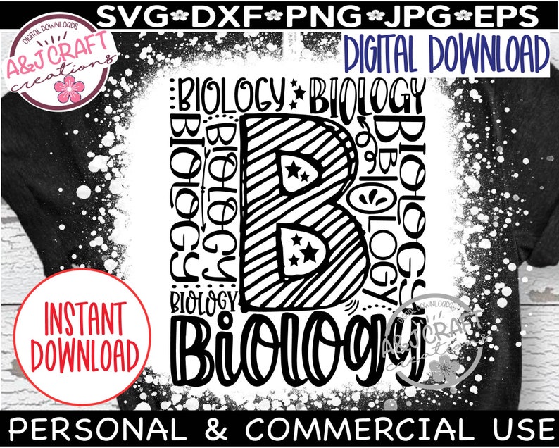 Biology Svg Biology Typography Svg Biology Teacher Svg - Etsy