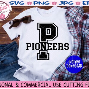 PIONEERS SVG Pioneers Football svg Pioneers Cheer svg | Etsy