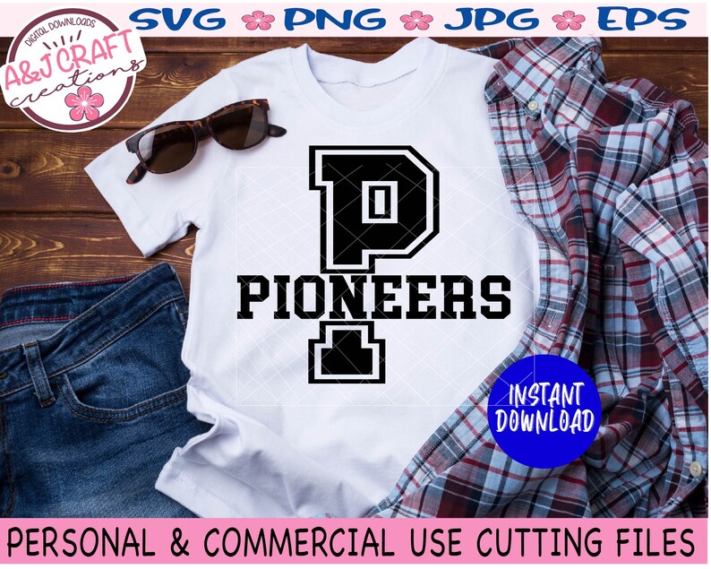 PIONEERS SVG Pioneers Football Svg Pioneers Cheer Svg | Etsy