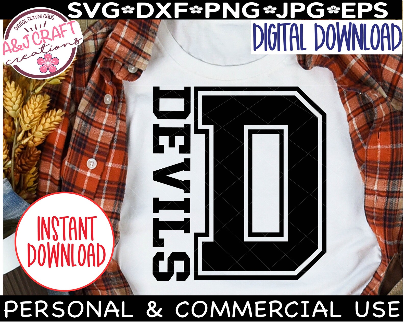 Devils SVG Devils Football Svg Devils Volleyball Svg Devils - Etsy