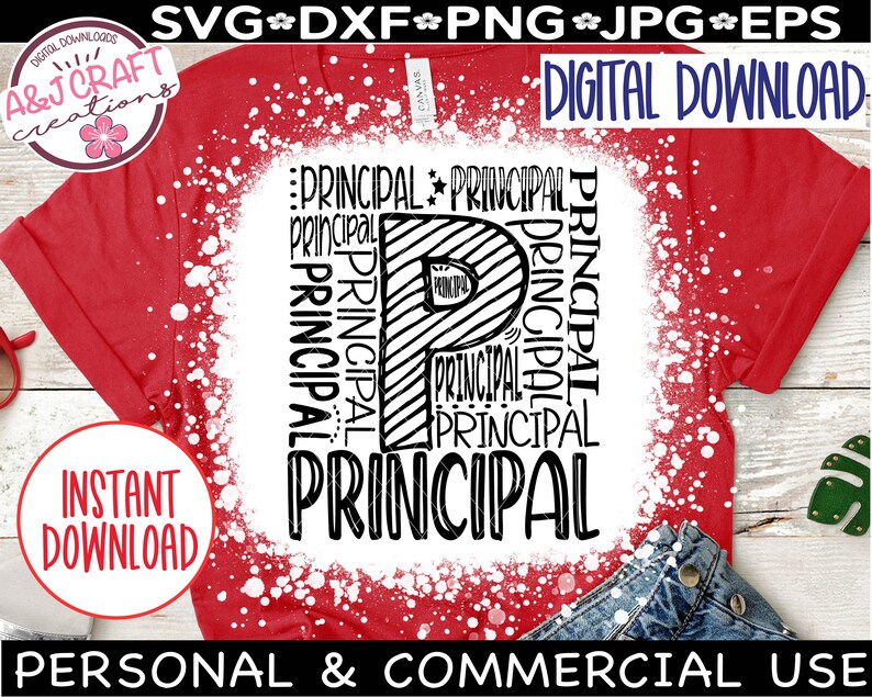 Principal SVG, Principal Typography Shirt, Front Office Squad, Front ...