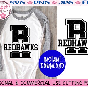 Redhawks SVG Redhawks Football svg Redhawks Cheer svg | Etsy