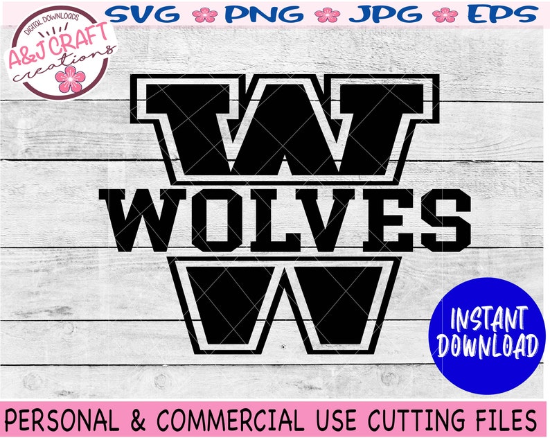WOLVES SVG Wolves Football Svg Wolves Cheer Svg Wolves | Etsy