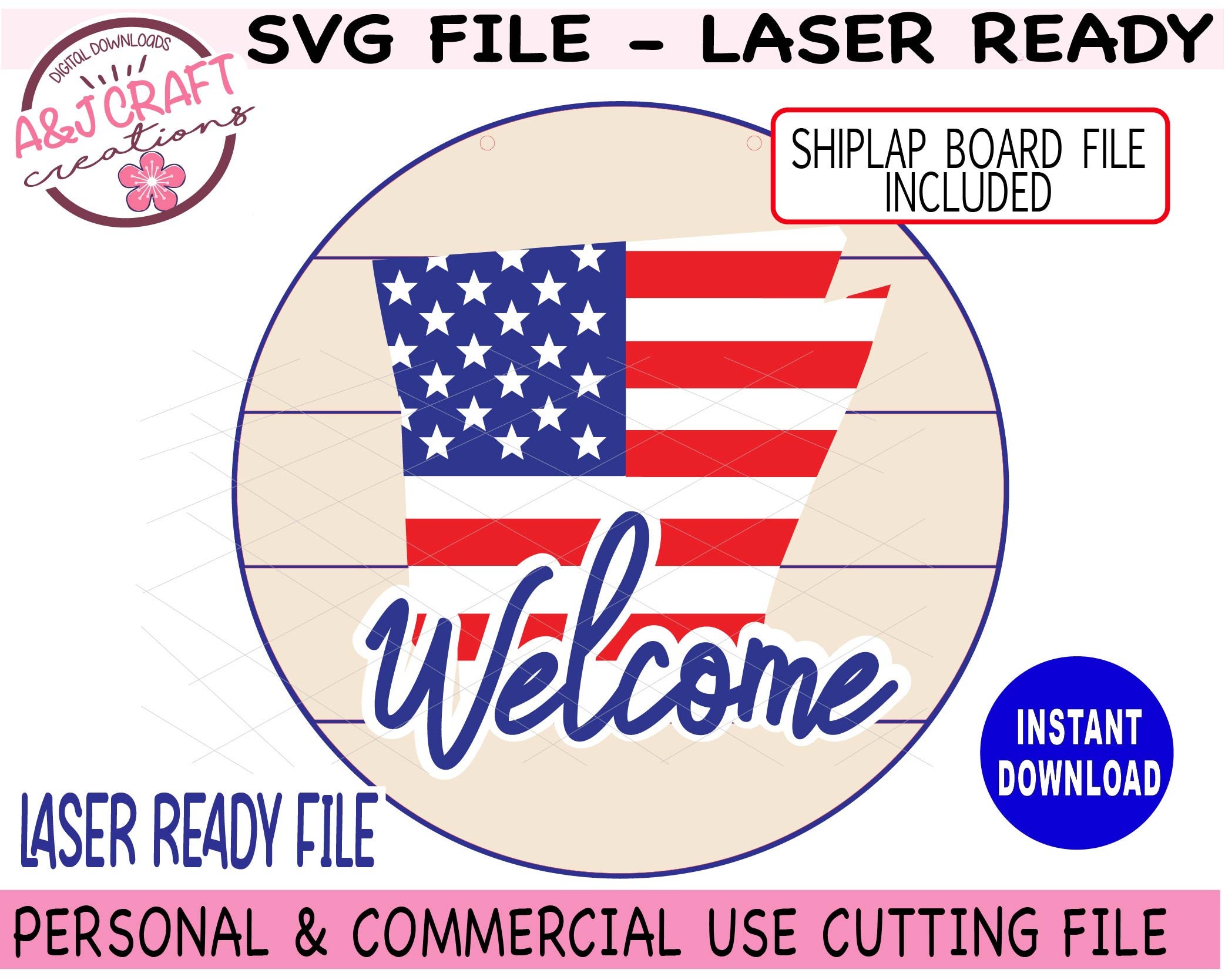 ARKANSAS Welcome Sign svg Laser Ready Svg Patriotic Welcome | Etsy