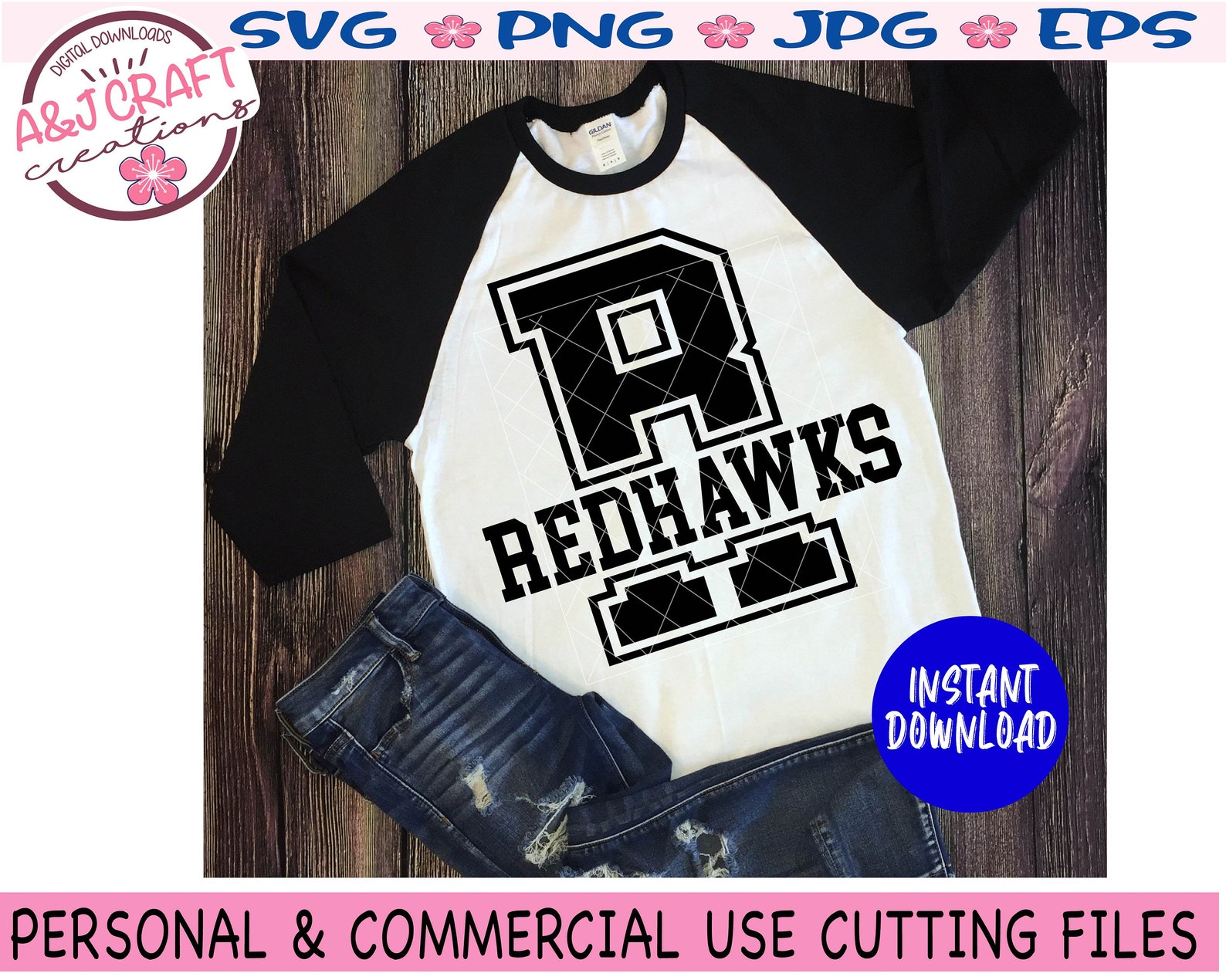 Redhawks SVG Redhawks Football svg Redhawks Cheer svg | Etsy