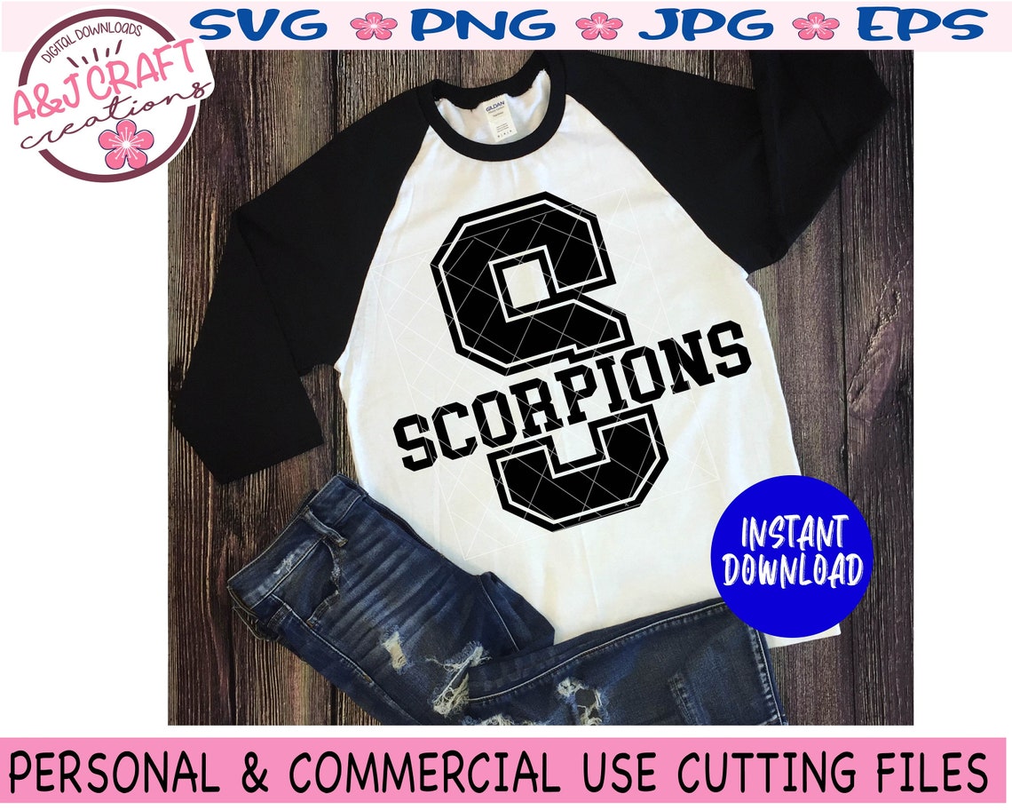 Scorpions SVG Scorpions Football Svg Scorpions Cheer Svg | Etsy