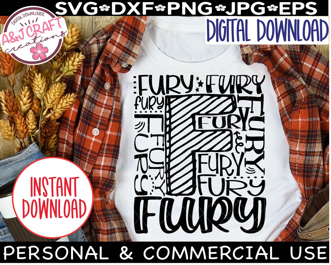 Fury SVG, Fury Football Svg Png, Fury Baseball Svg, Fury Volleyball Svg ...