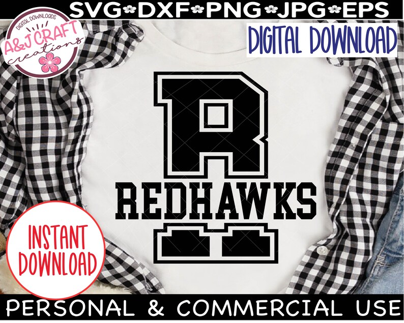 Redhawks SVG, Redhawks Football Svg, Redhawks Cheer Svg, Redhawks Shirt ...