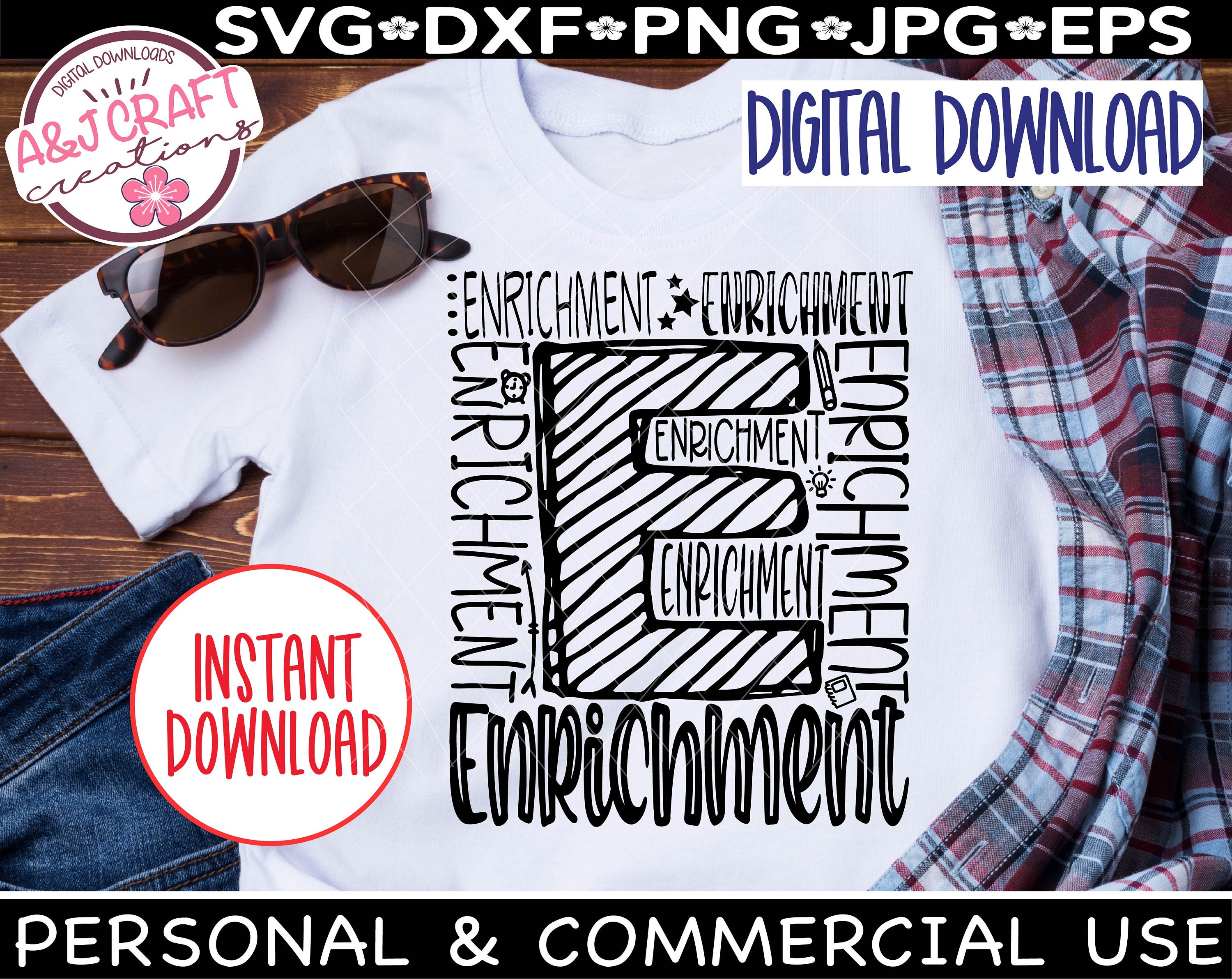 Enrichment Teacher Svg Teacher Grade Svg Elementary School - Etsy