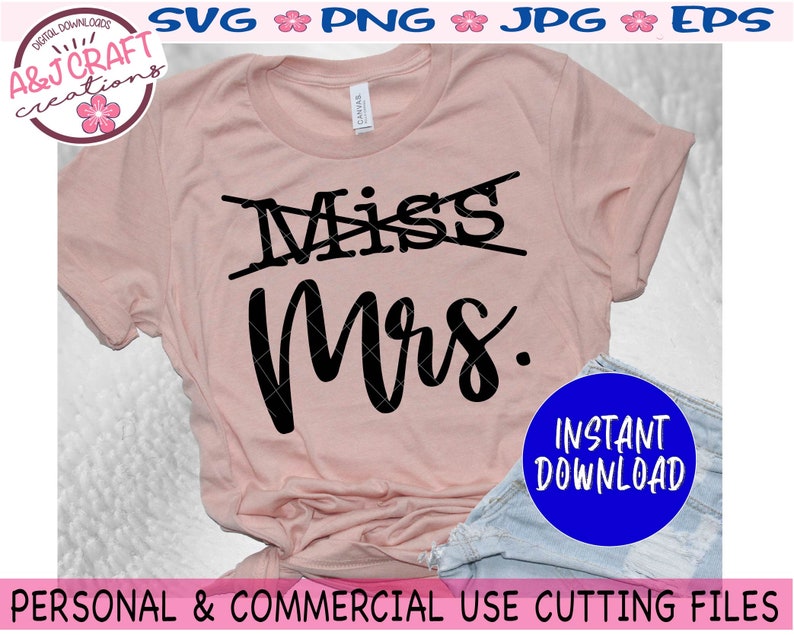 Miss to Mrs SVG Miss Mrs Future Mrs SVG Almost Wife Almost - Etsy
