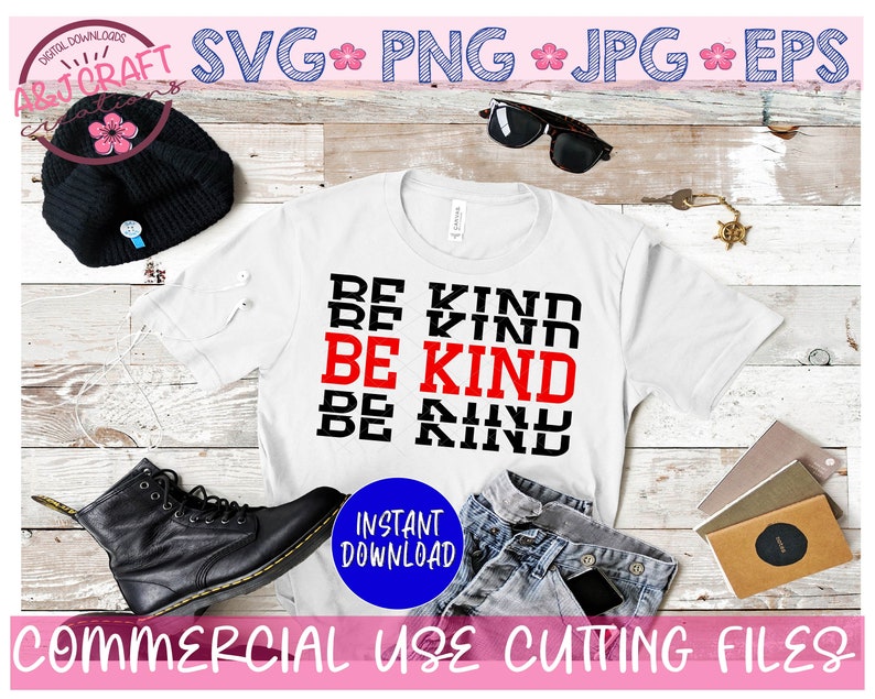 Be Kind Svg Be Kind Svg File Stacked Names Svg Kindness - Etsy