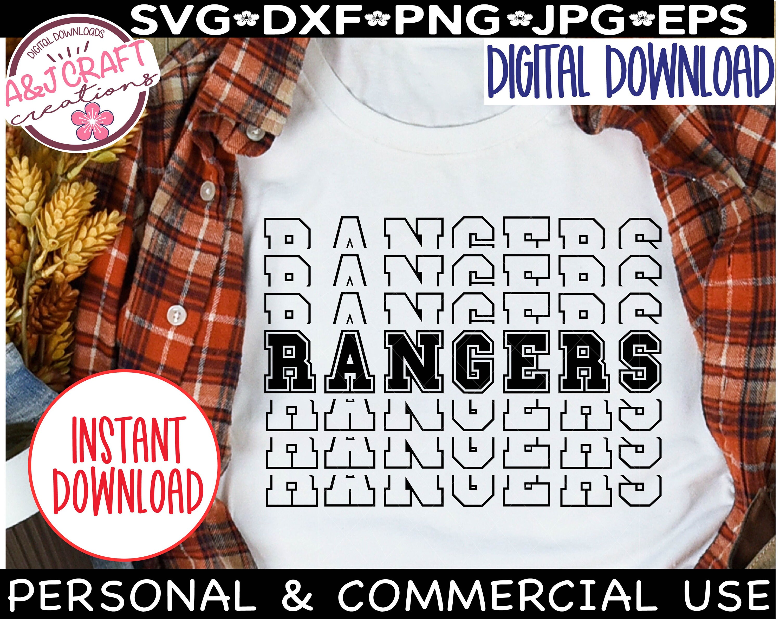 Rangers Svg Rangers School Spirit Svg Rangers Baseball SVG - Etsy