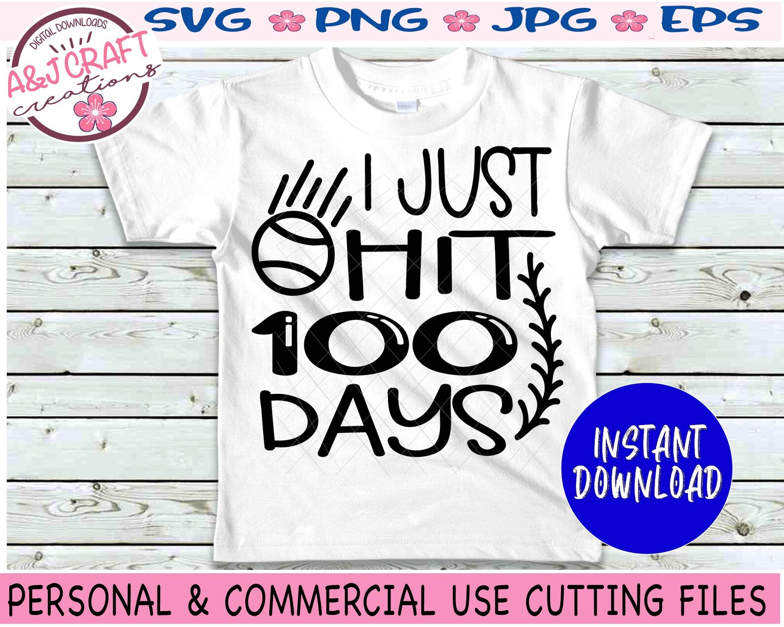 Baseball 100 Days of School 100 Days School Svg 100th Day of | Etsy
