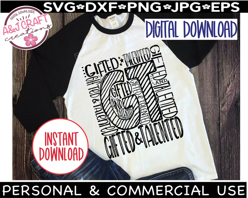 Gifted and Talented Svg Gifted and Talented Teacher | Etsy