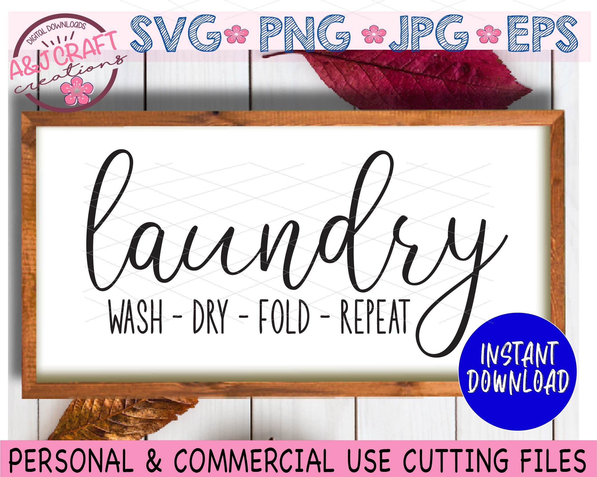 Laundry Wash Dry Fold Repeat Laundry Wash and Dry svg | Etsy