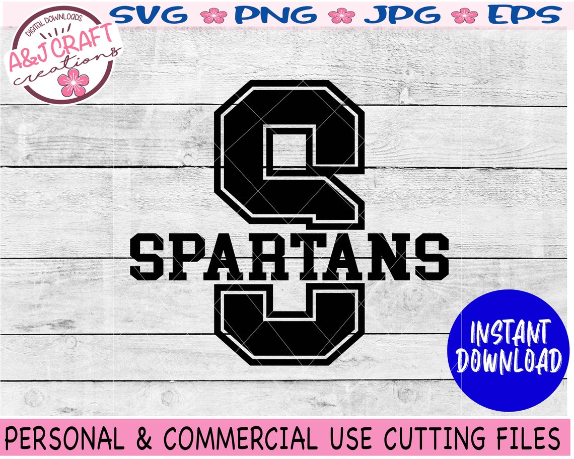SPARTANS SVG Spartans Football svg Spartans Cheer svg | Etsy