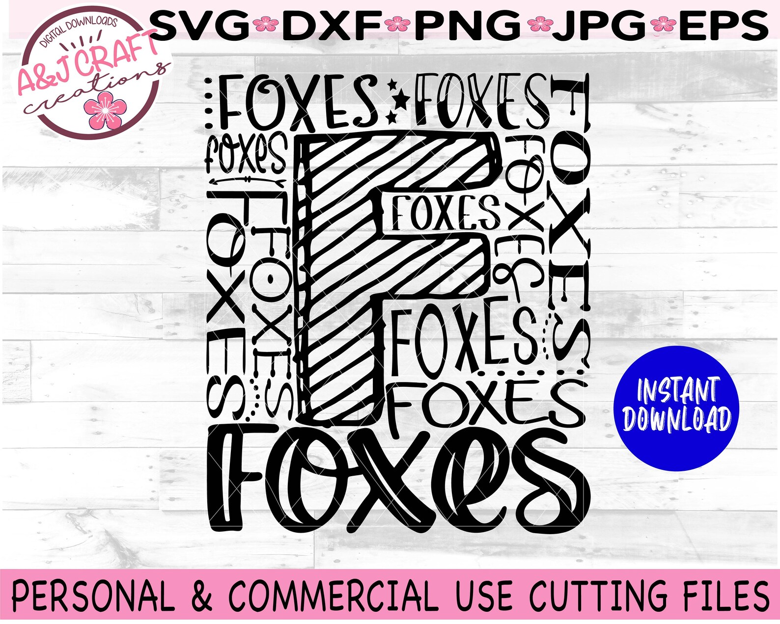 FOXES Typography SVG Foxes Football Svg Foxes Fan Png | Etsy