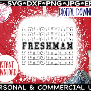 Freshman Sophomore Junior Senior Bundle SVG, School Bundle SVG, Class ...