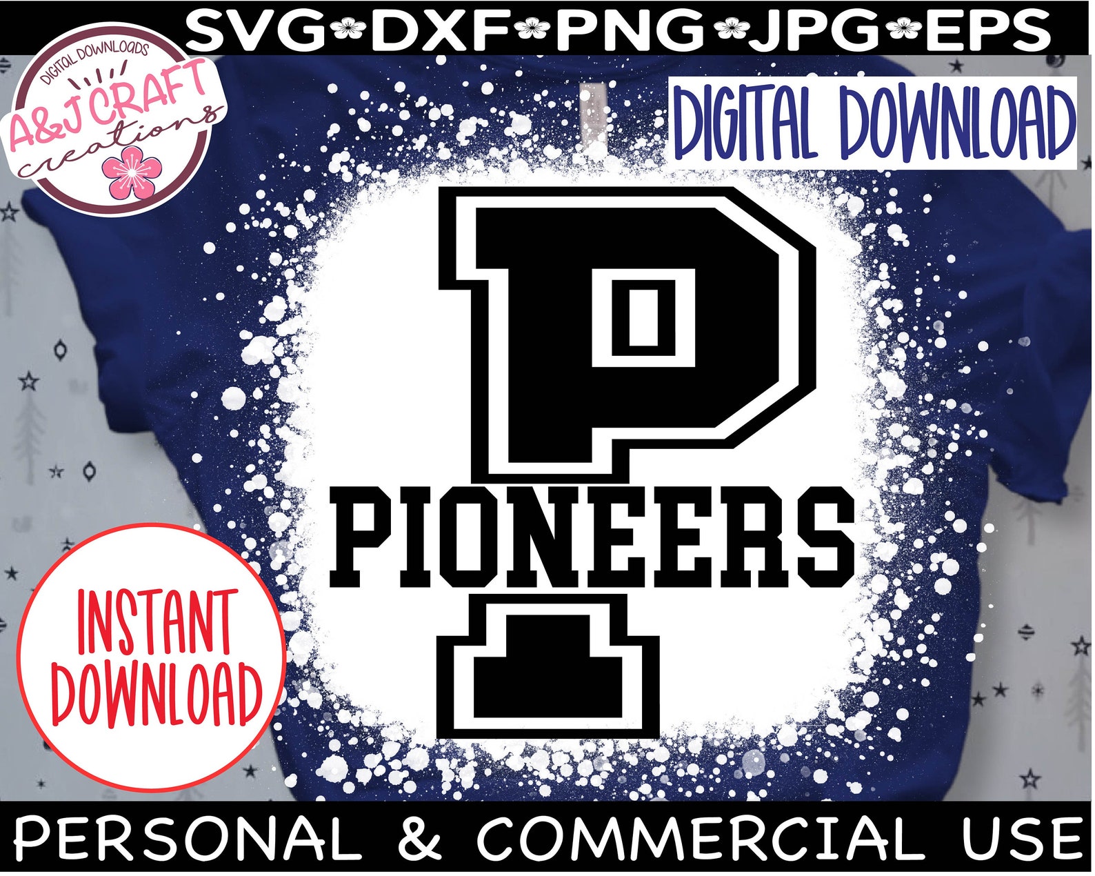 PIONEERS SVG, Pioneers Football Svg, Pioneers Cheer Svg, Pioneers Shirt ...