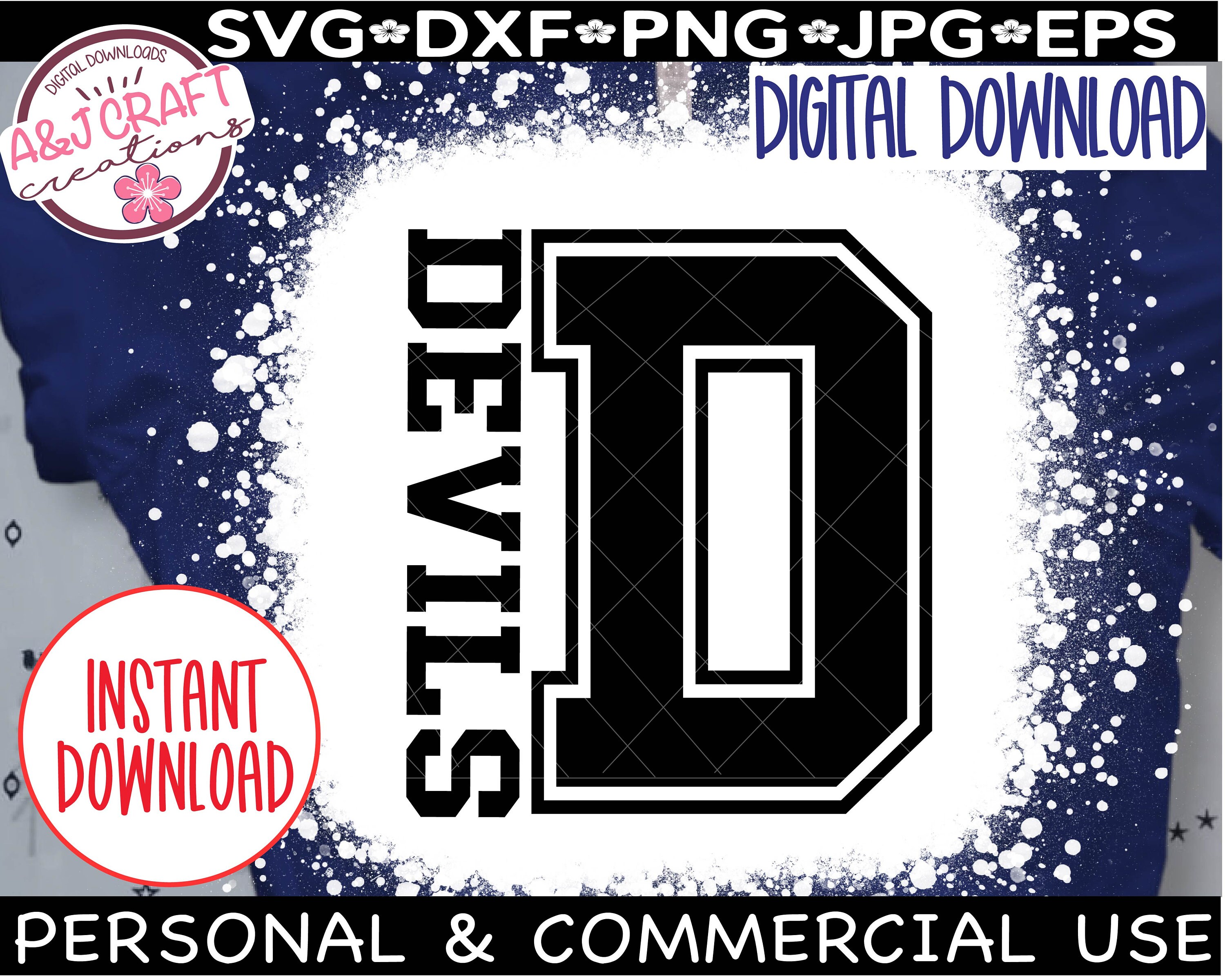 Devils SVG Devils Football Svg Devils Volleyball Svg Devils - Etsy