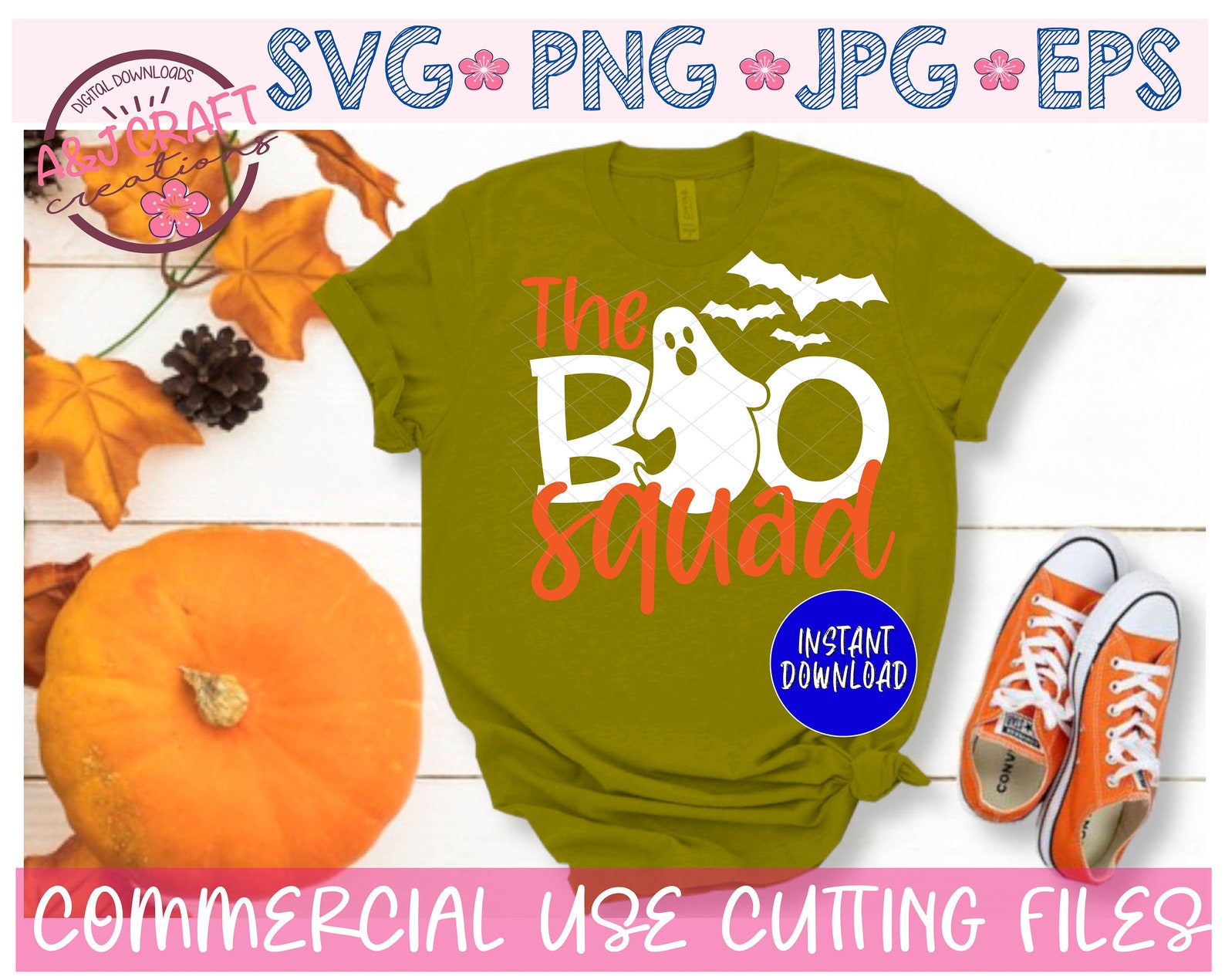 The Boo Squad Svg Halloween Squad Svg Halloween Quote Svg - Etsy