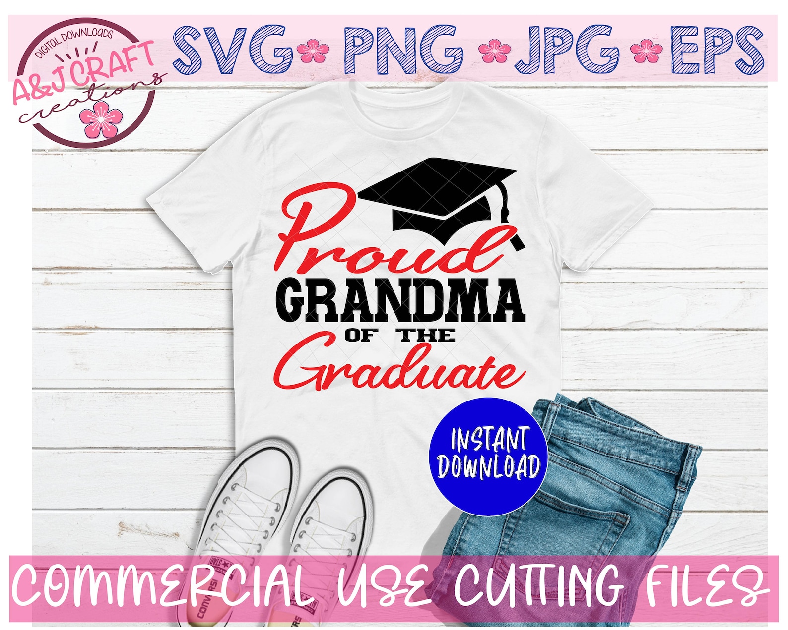 Proud Grandparent Proud Grandpa SVG Proud Grandma SVG Proud | Etsy
