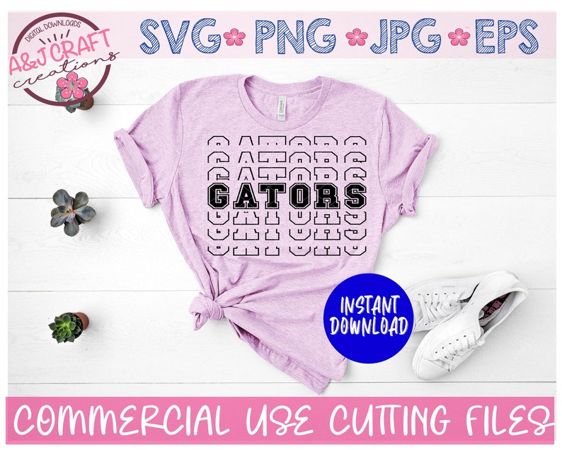 Gators Football SVG Gators Football Mom Svg Gators Mascot | Etsy
