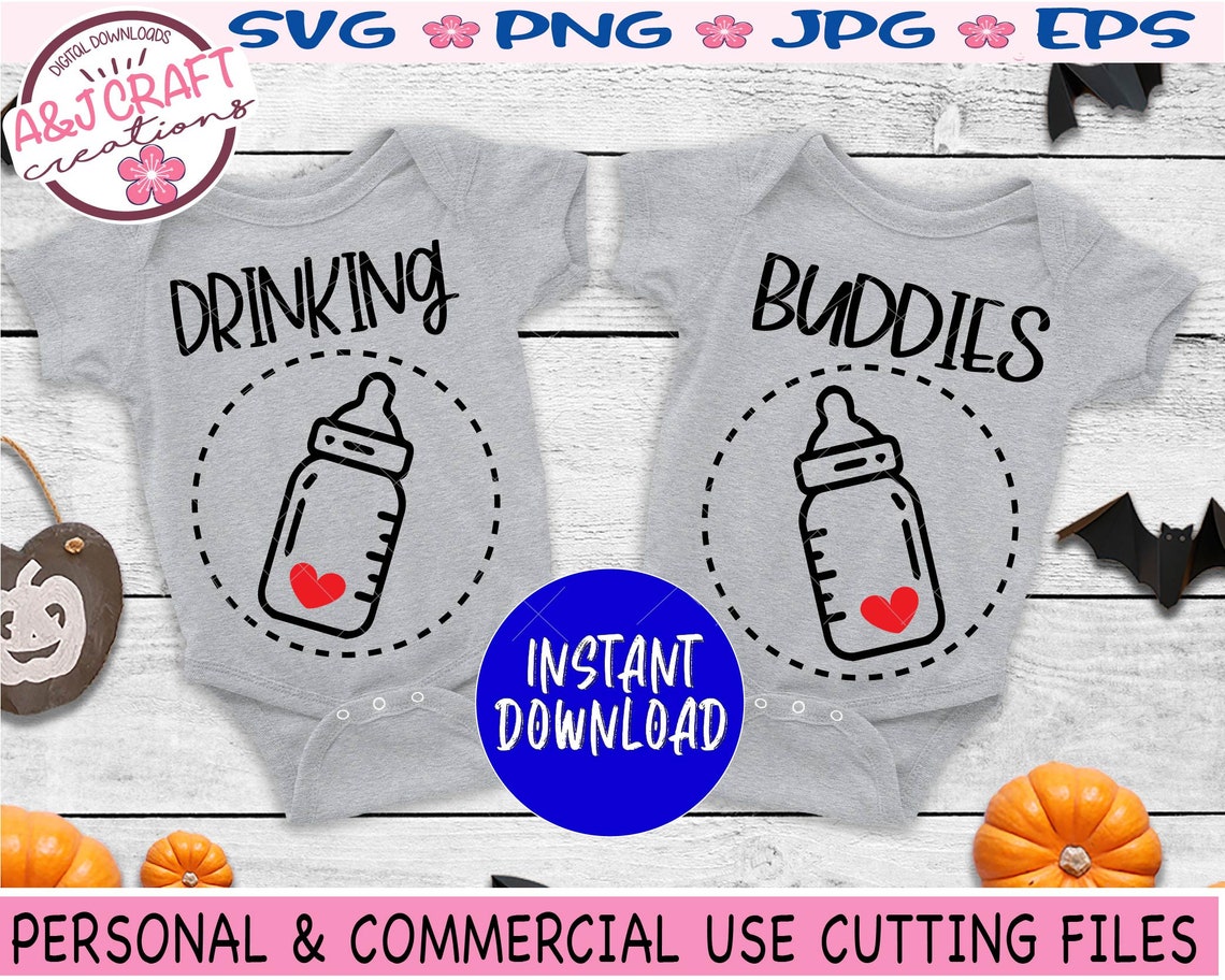 Drinking Buddies SVG Drinking Buddies baby Drinking buddies | Etsy